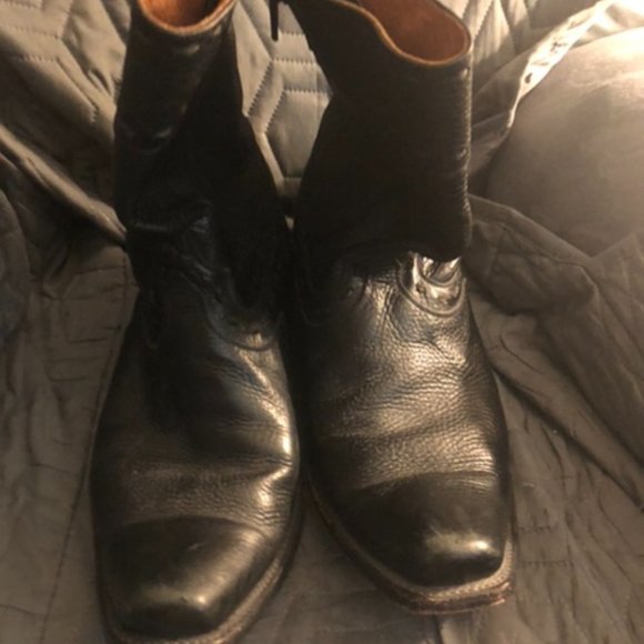 Rancho | Shoes | Rancho Leather Square Toe Boots | Poshmark